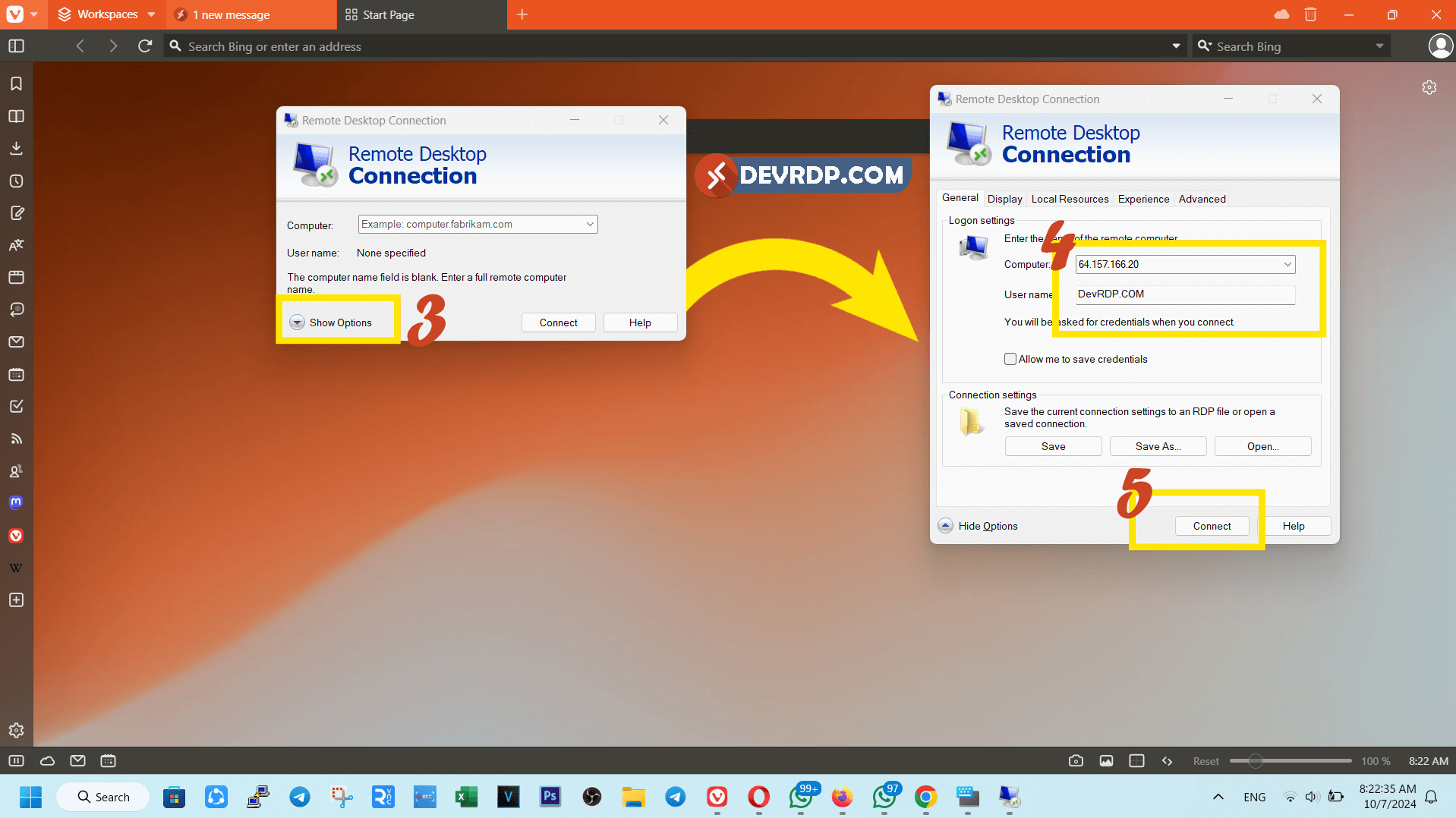 How to Use RDP (Best Remote Desktop) - RDP in Windows - DevRDP.Com